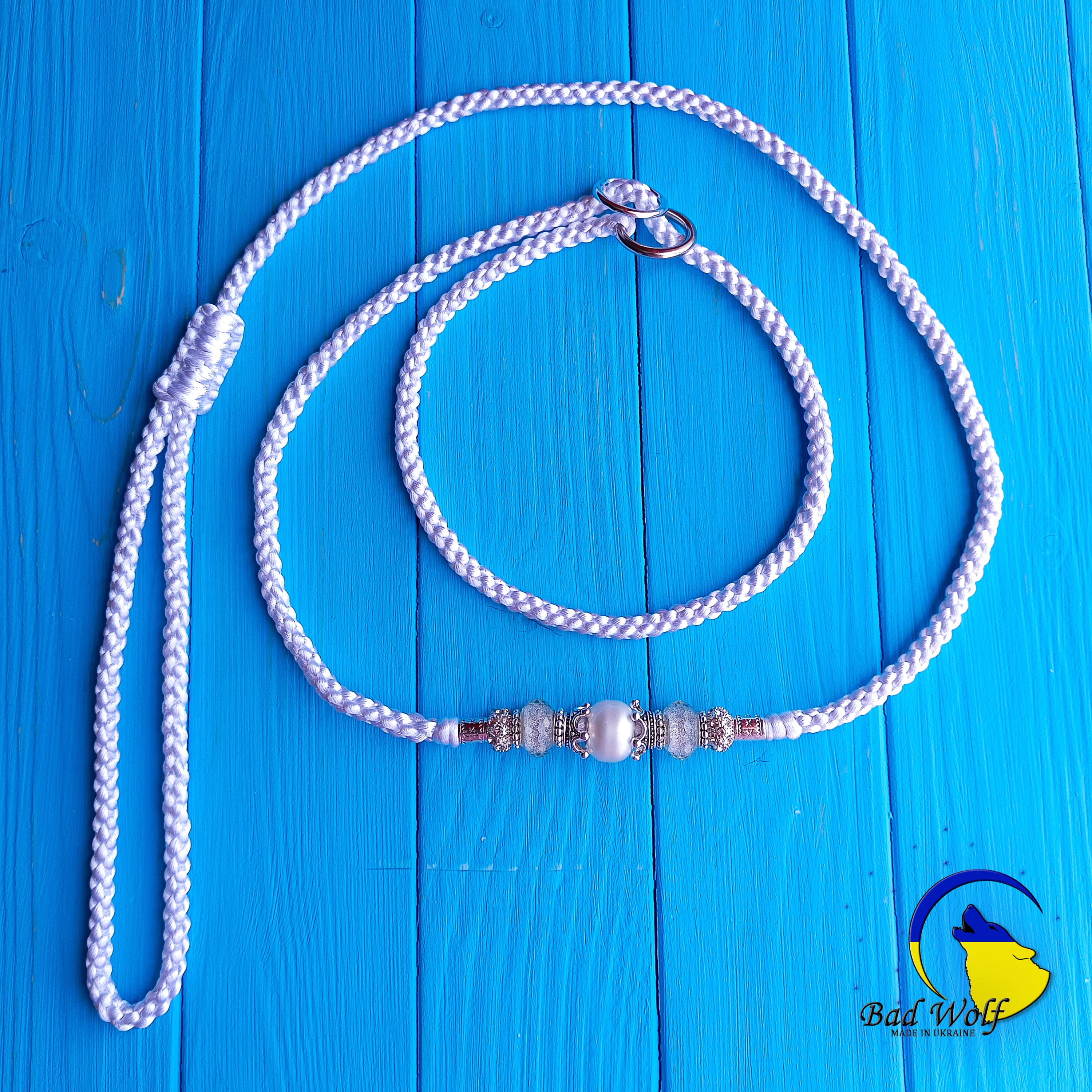 Dog Show Lead 6 Mm Noose HANDMADE | With Sliding Ring With Lock Medium ...