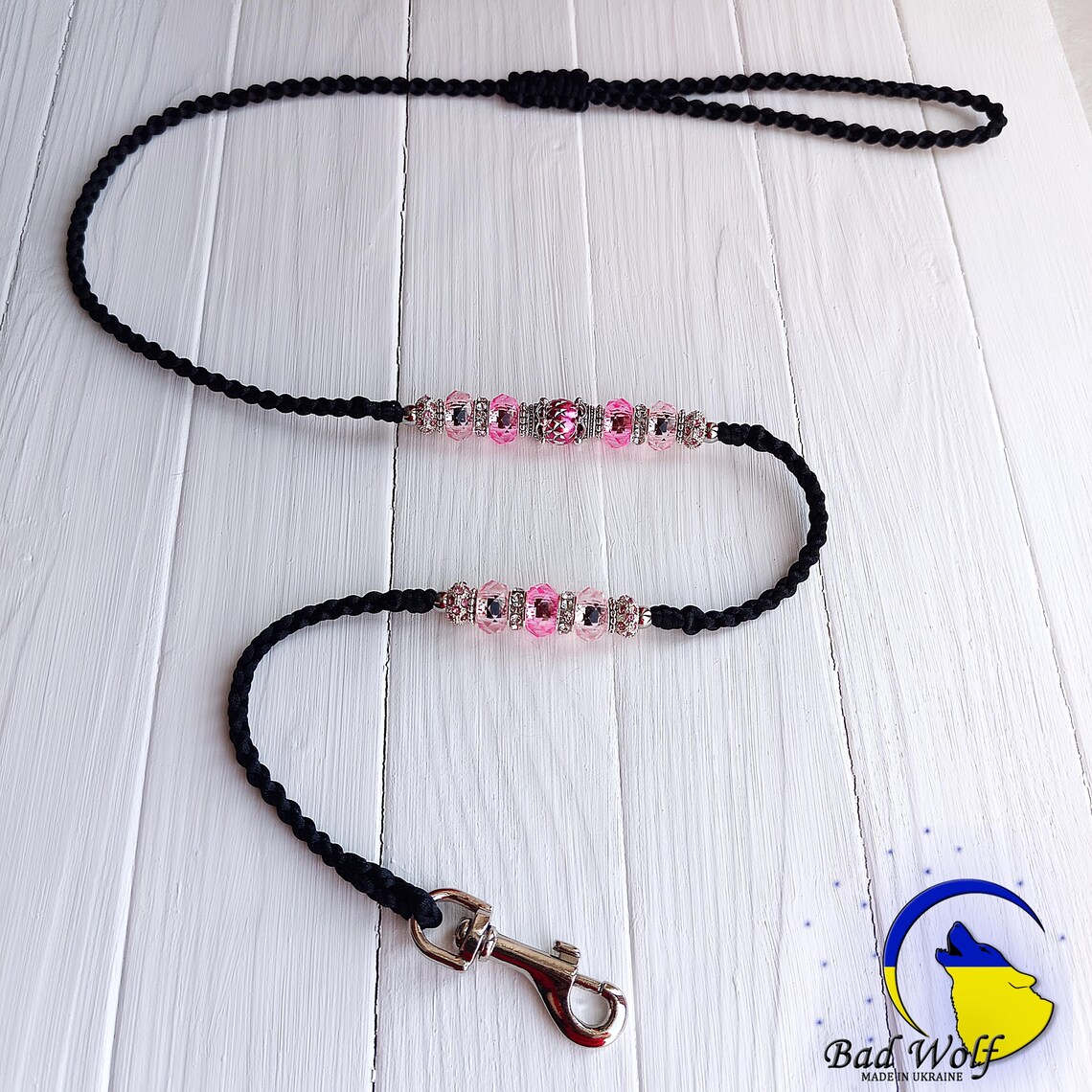 Dog Show Lead Leash Handmade | for Snake Chain (cobra) | With Carabiner ...