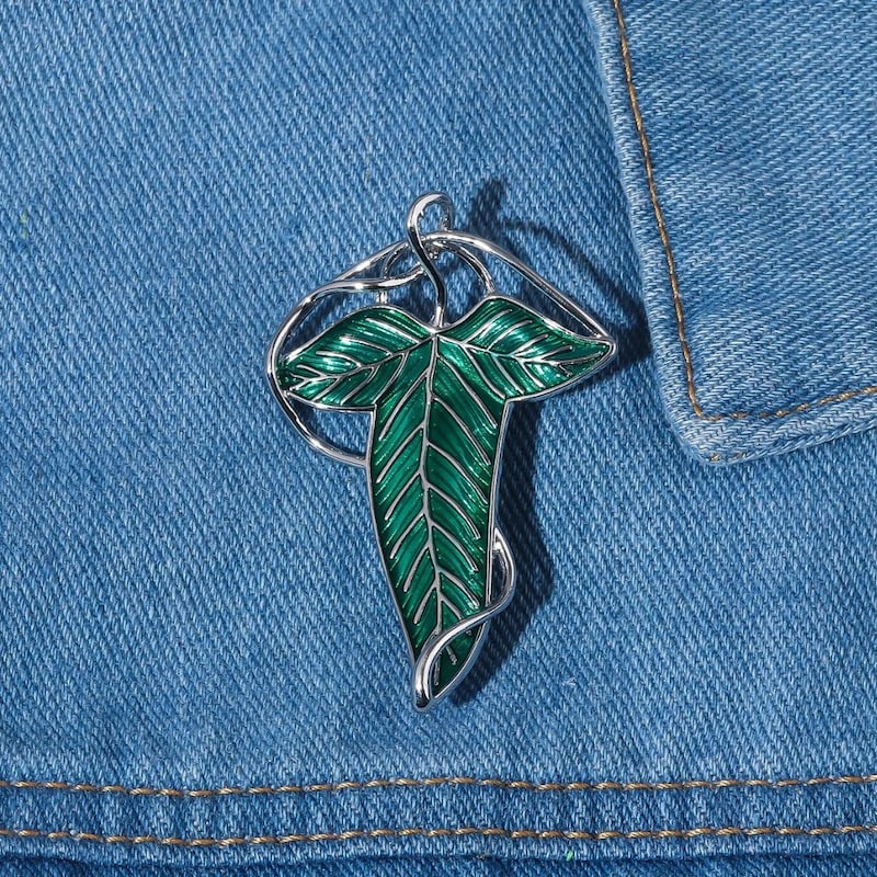 Elven Leaf Brooch - Etsy