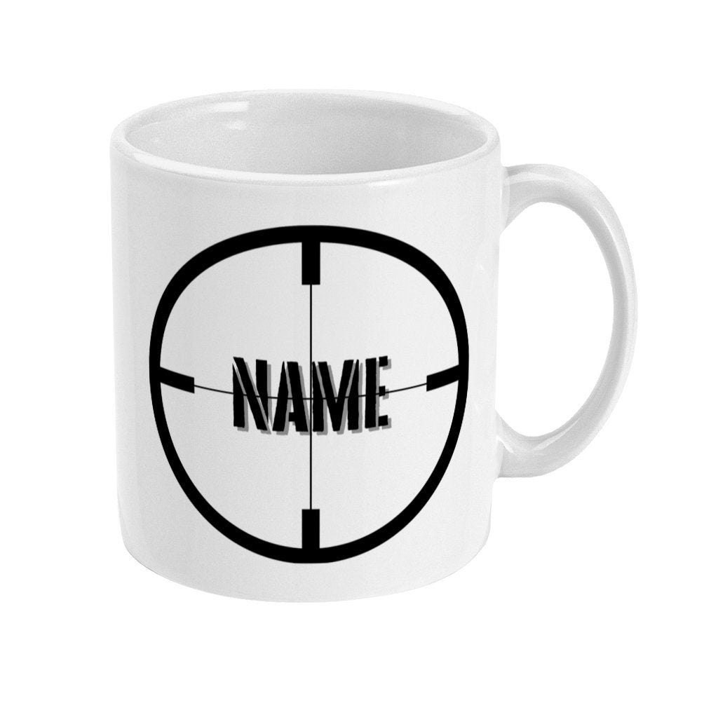 Personalised Sniper Mug Ceramic Mug-Coffee Mug gift mug-11oz | Etsy