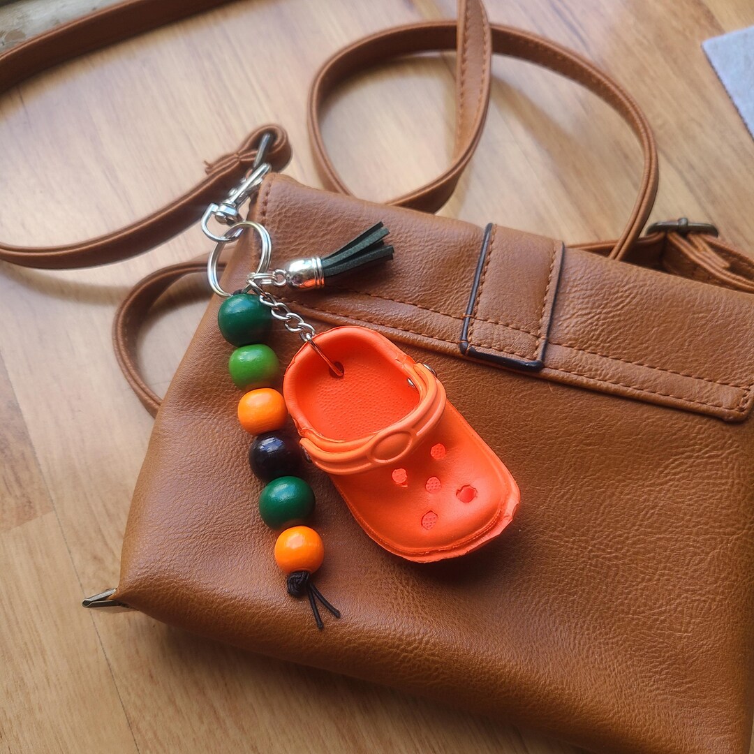 Croc Keychain - Croc Lover - Nurse Croc Keychain - Rubber Croc Charm ...