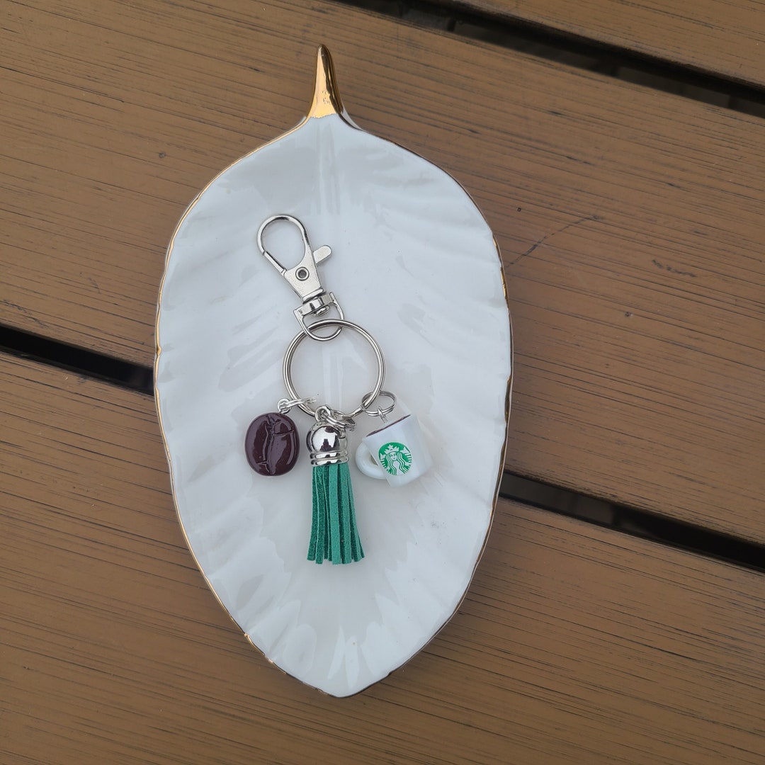 Starbucks Keychain Coffee Keychain Coffee Lover Starbucks Charm ...