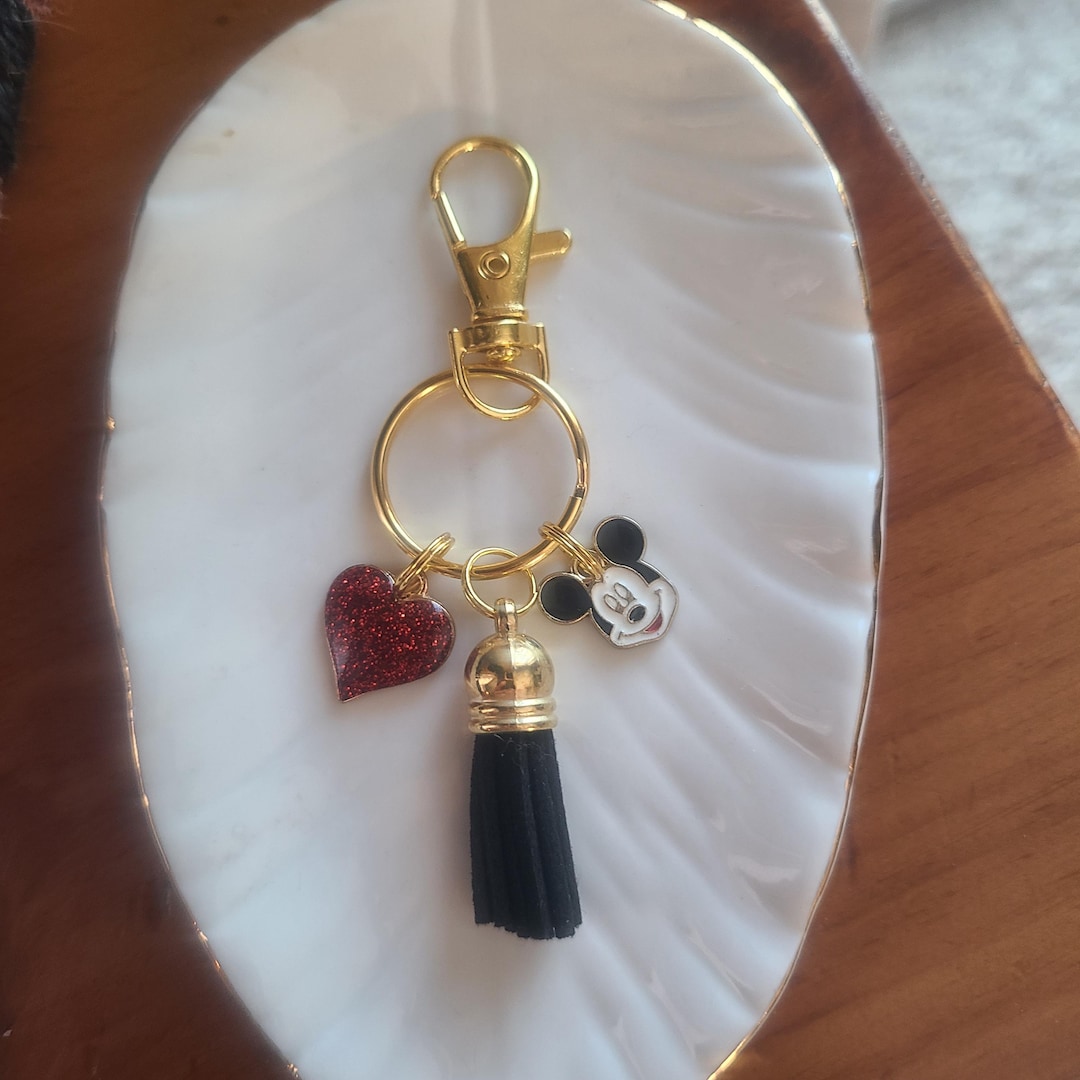 Mickey Mouse Keychain - Mickey Mouse Lover - Mickey Charm - Mickey ...