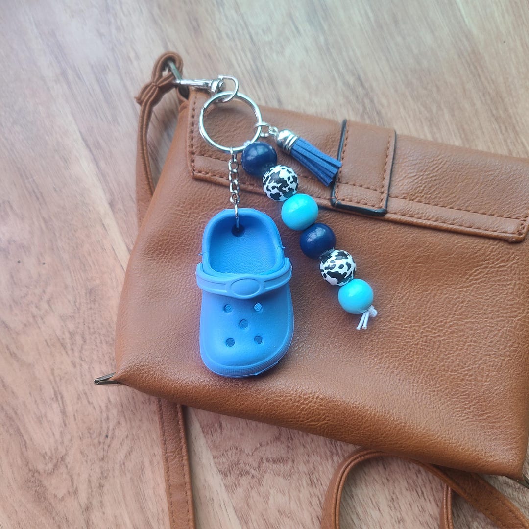 Croc Keychain - Croc Lover - Nurse Croc Keychain - Rubber Croc Charm ...