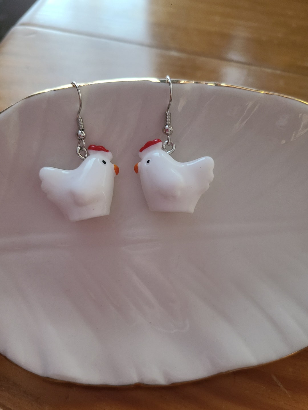 Chicken Earrings - Chicken Lover - Chicken Charms - Chicken Jewelry ...