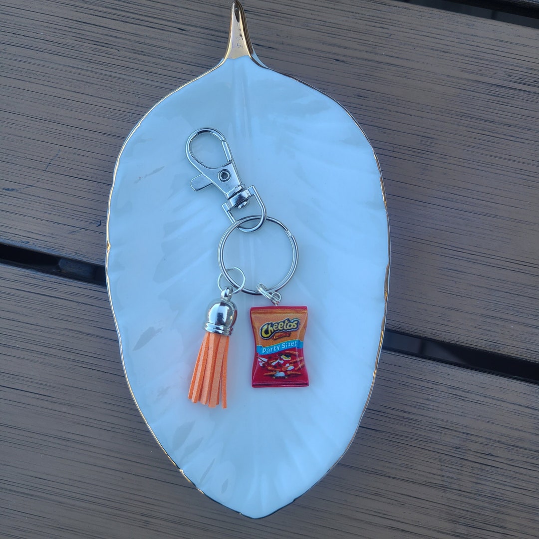 Cheetos Key Chain Cheetos Cheetos Charm Orange Tassel Cheese Curls ...