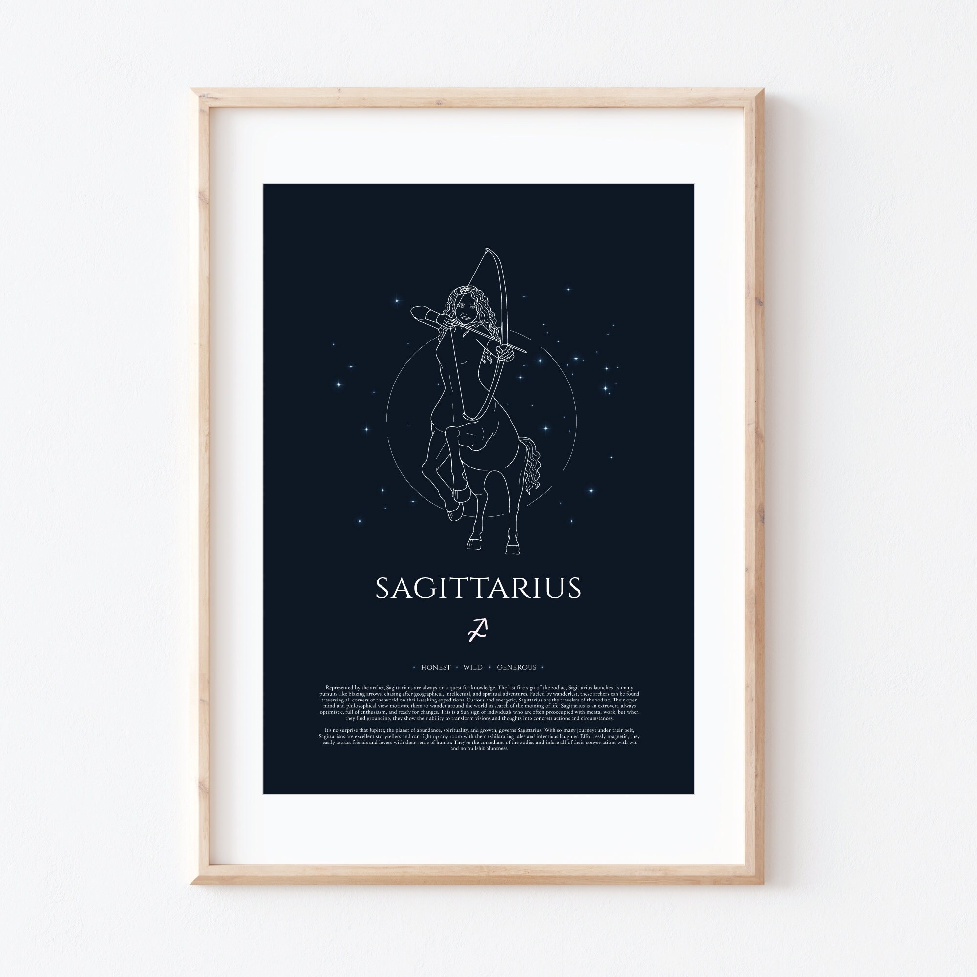 Sagittarius Fire Symbol Archer Star Sign - Etsy