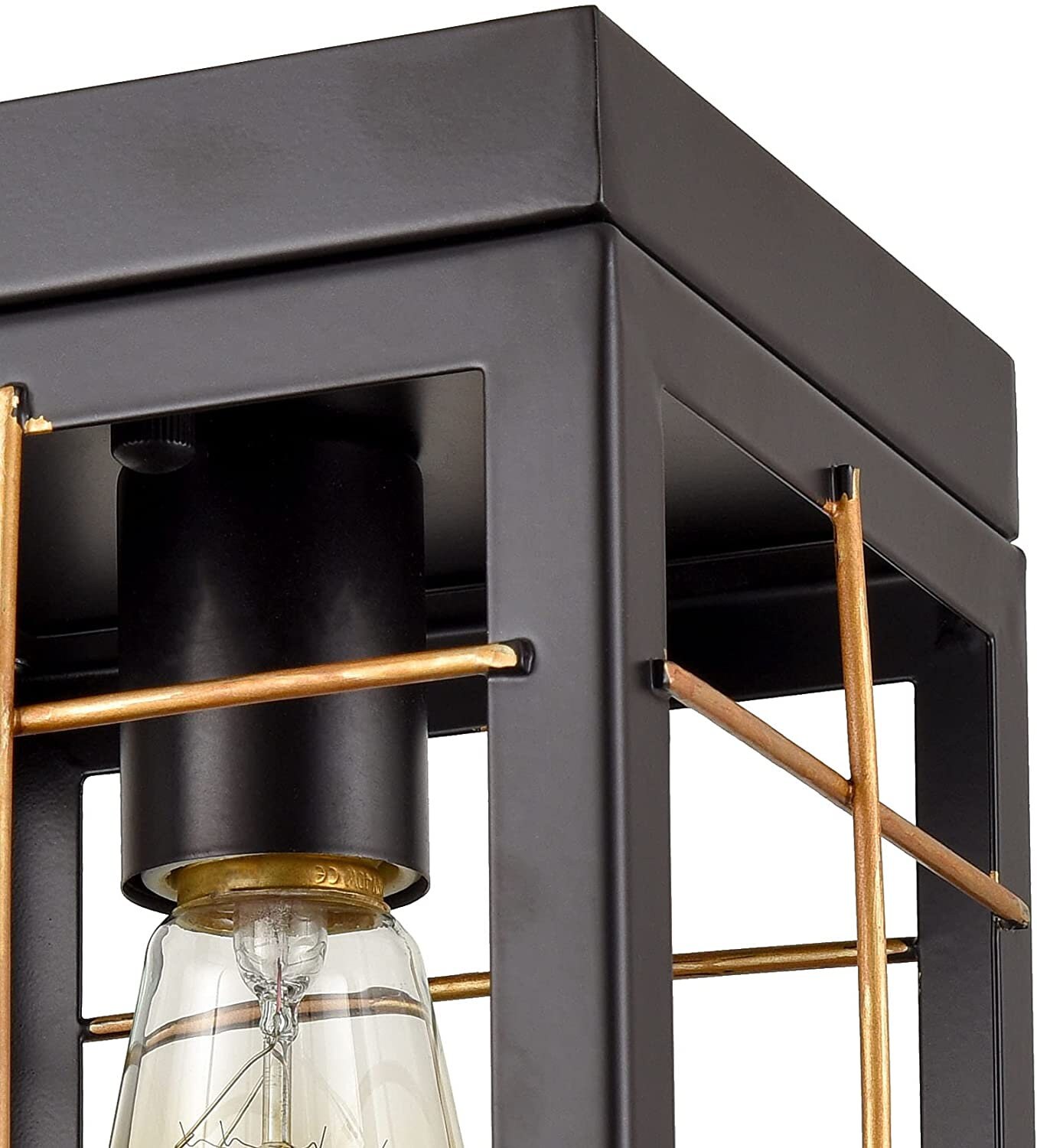 Alia Rustic Black Outdoor Ceiling Light Fixture 1-light - Etsy