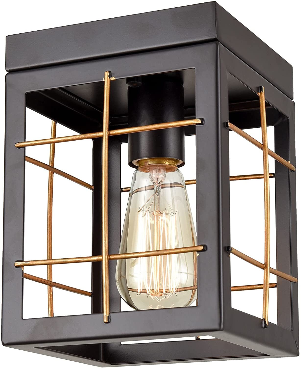 Alia Rustic Black Outdoor Ceiling Light Fixture 1-light - Etsy