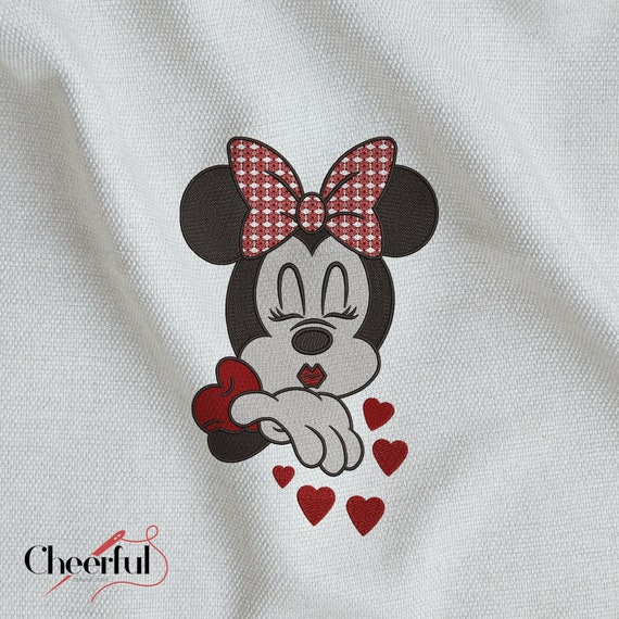Minnie Mouse Embroidery Machine Design 3 Sizes Instant - Etsy