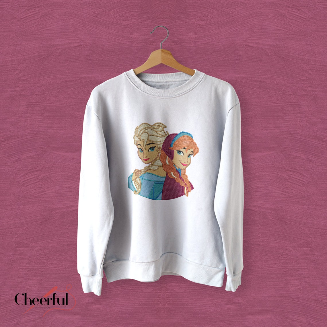 Princess Embroidery Machine Design 3 Sizes Instant - Etsy