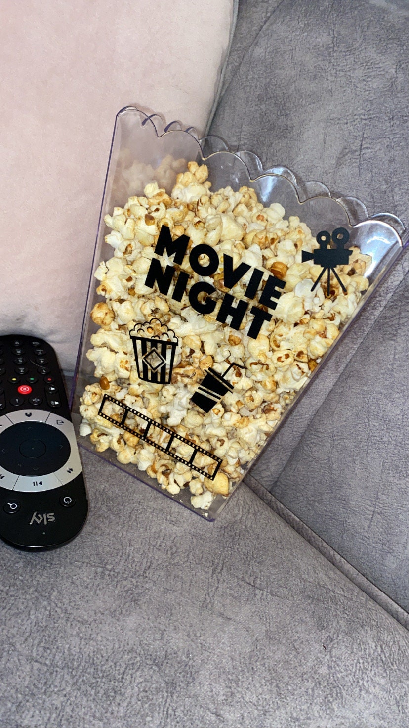 Popcorn and Sweets Movie Night Snack Boxes Personalised Gift - Etsy UK