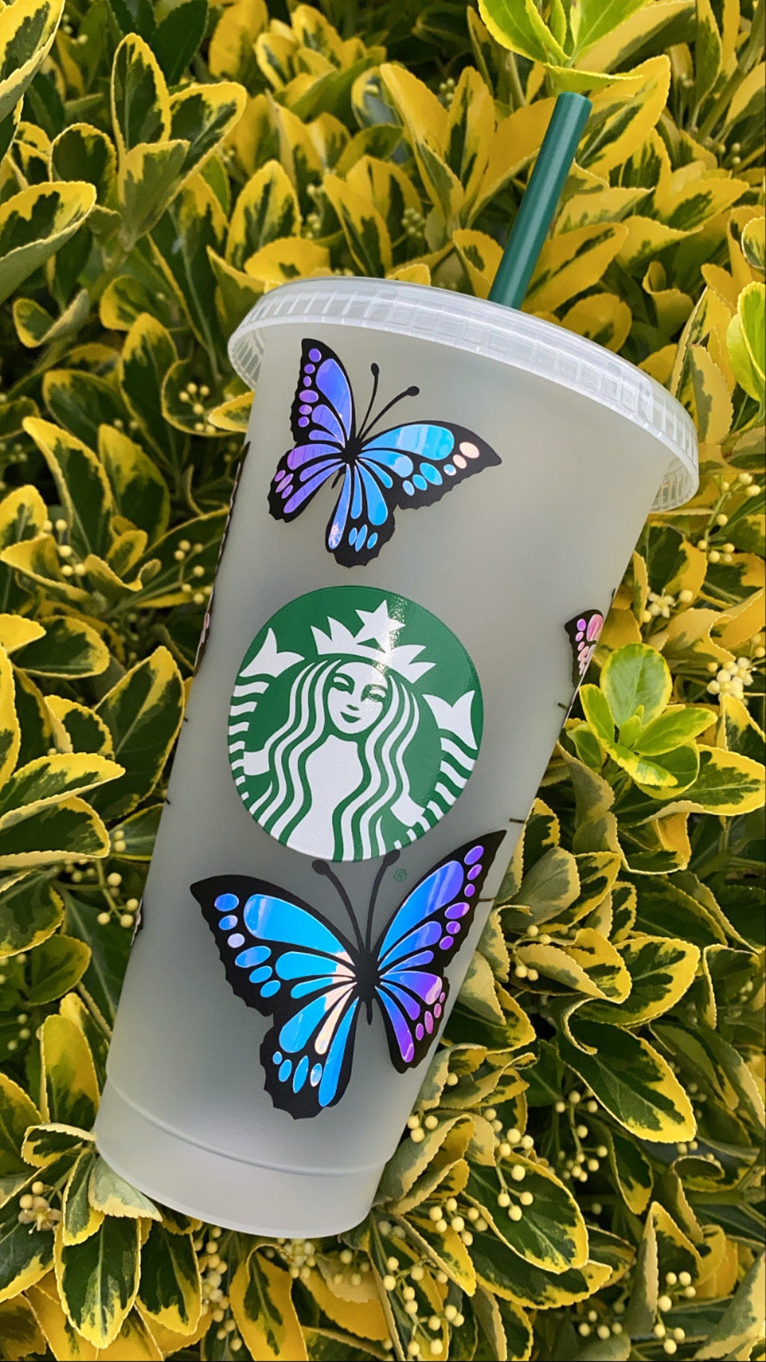 Custom Starbucks Cup UK Inspired, Personalised Reusable Cups, Vinyl ...