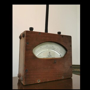 Vintage Voltmeter Converted to Edison Lamp - Etsy