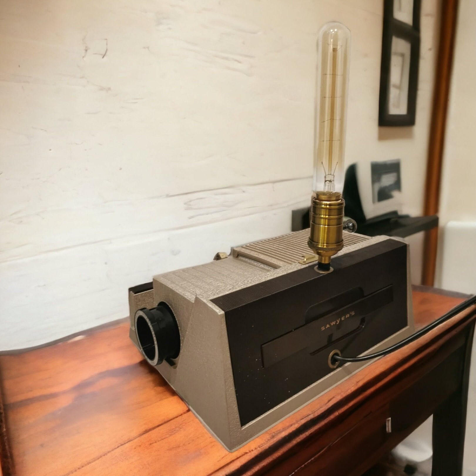 Vintage Sawyers Slide Projector Converted to Edison Lamp - Etsy