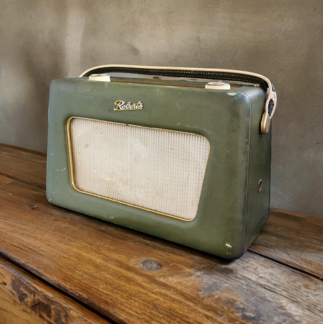 Vintage Roberts Radio Repurposed as a Bluetooth Speaker - Etsy