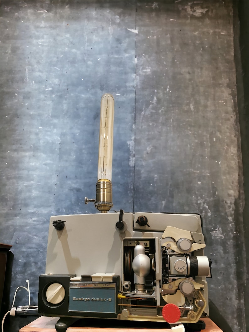 Vintage Sankyo 8mm Film Projector Converted to Edison Lamp - Etsy