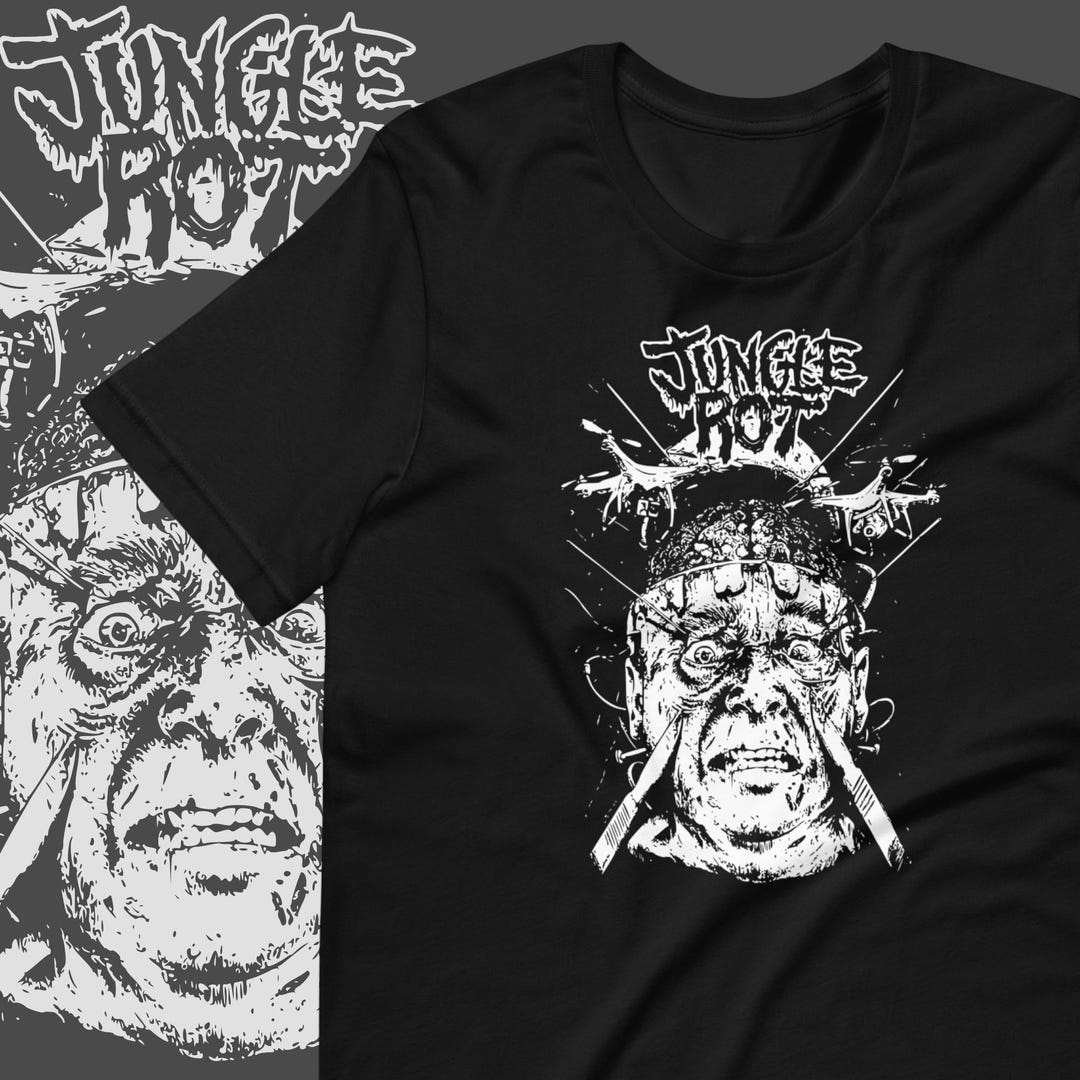Jungle Rot T-shirt Death Metal Clothing Gifts for Heavy Metal Lovers ...