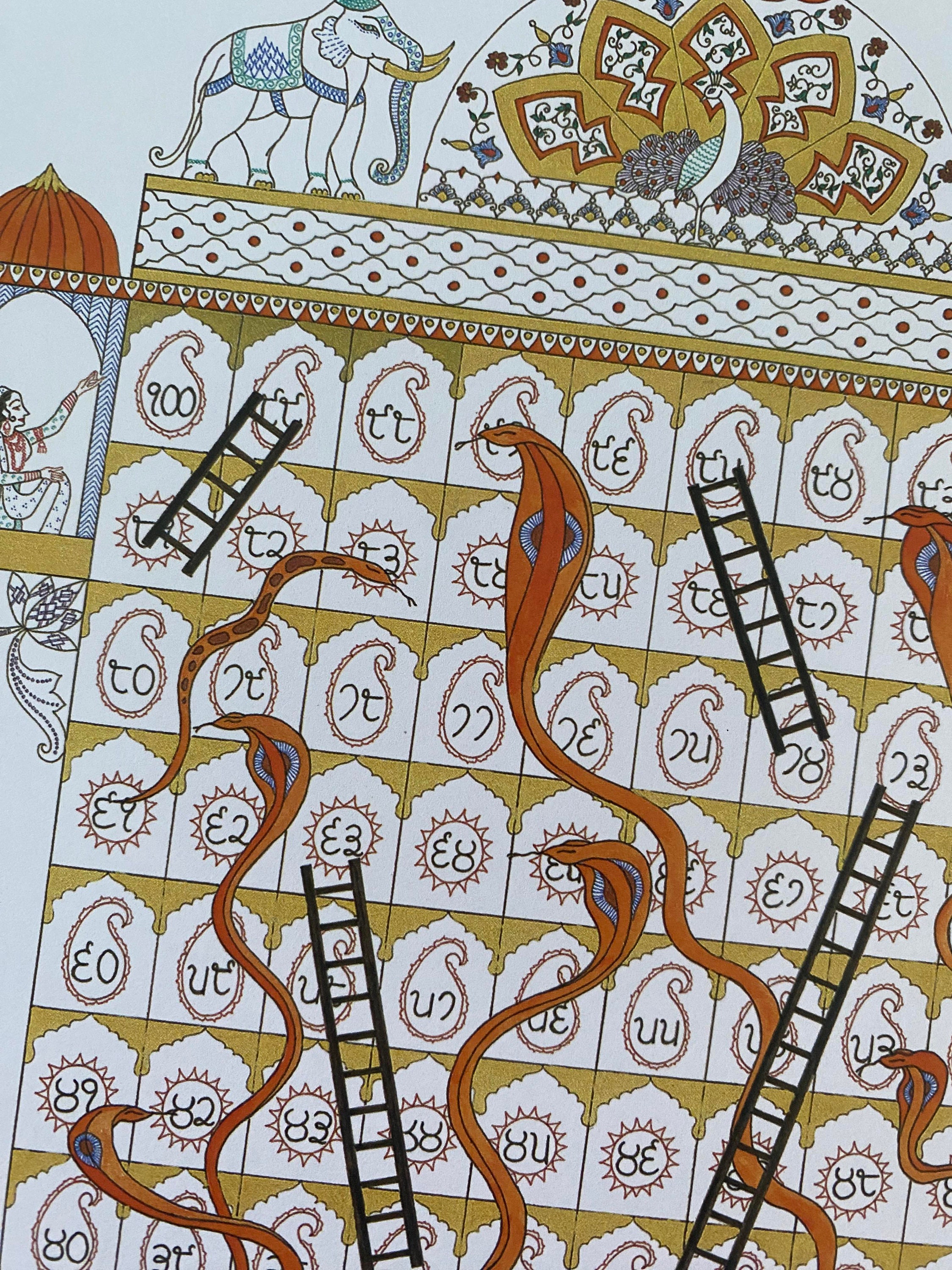 Cobra's and Ladders Print - Etsy