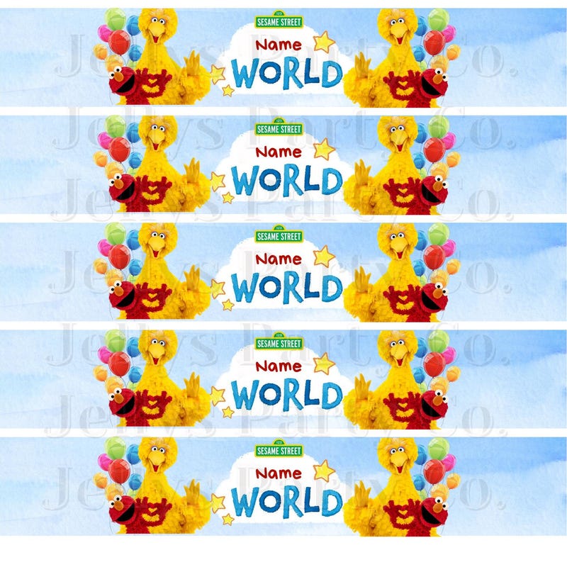Elmo Labels - Etsy