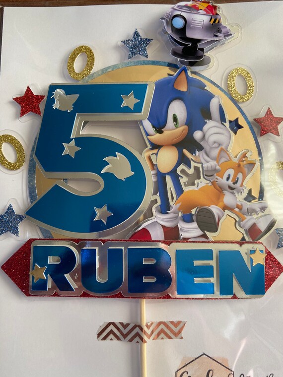 Sonic the Hedgehog & Tails Cake Topper - Etsy