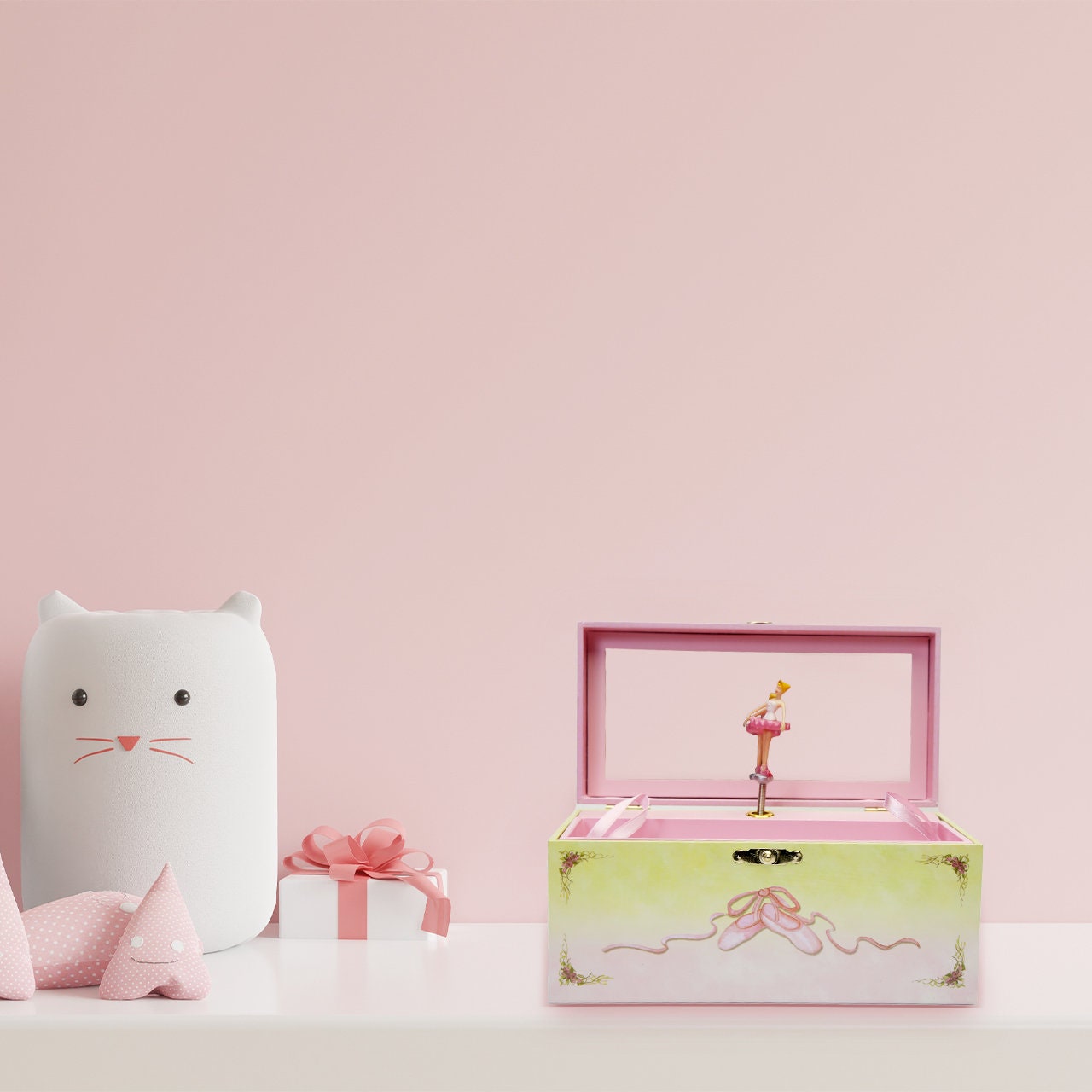 Enchantmints Ballerina Jewelry Box for Girls Musical Kids Treasure Box ...