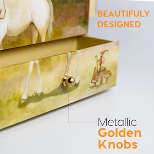Girls Unicorn Musical Jewelry Box – Enchantmints Kids Treasure Box With ...