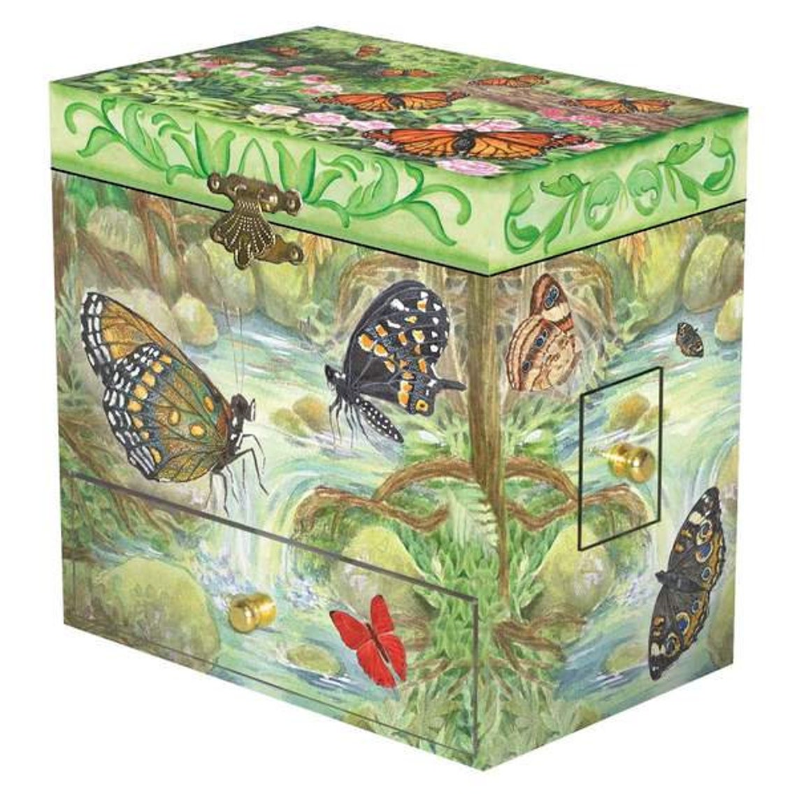 Enchantmints Monarchs Butterfly Musical Jewelry Box for Girls - Etsy