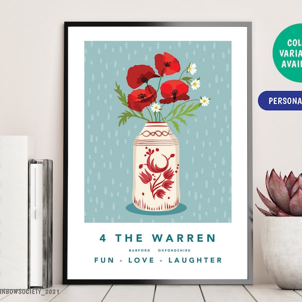 Poppy Print - Etsy UK