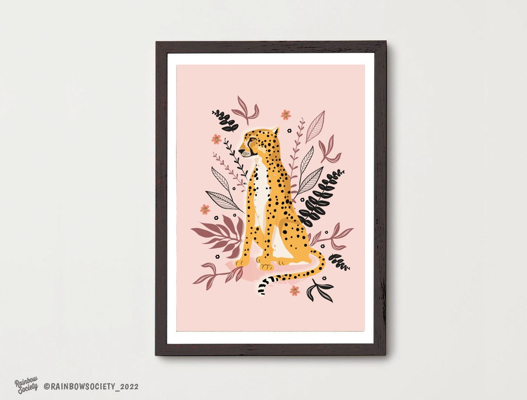 BOHO Leopard Print - Leopard Print - Cheetah Poster - Boho Animal Print ...