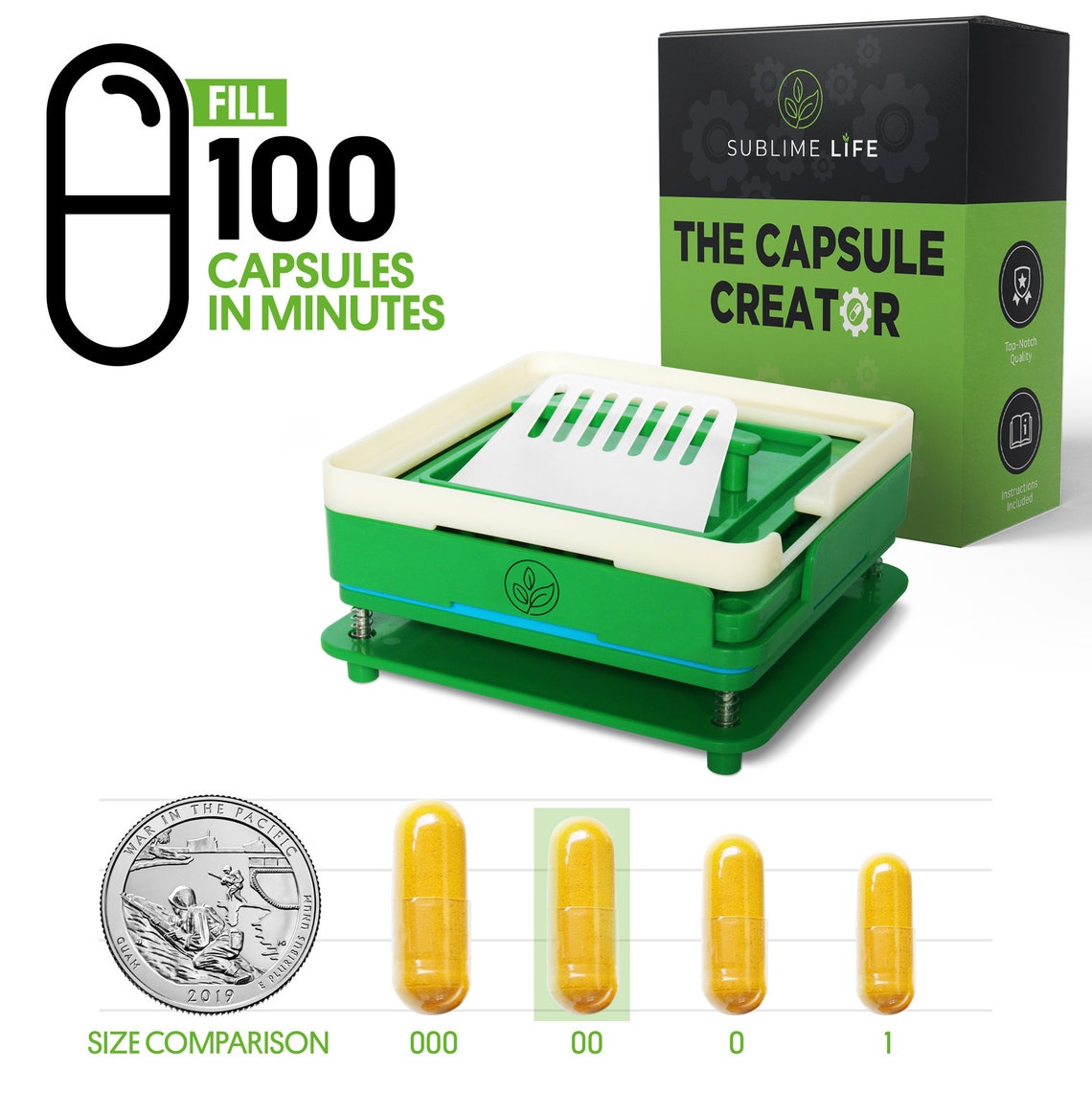 Capsule Filling Machine SIZE 00 Filler Tray for Filling 100 | Etsy