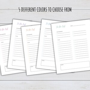 Printable to Do List | Pastel to Do List | Planner Checklist | PDF ...