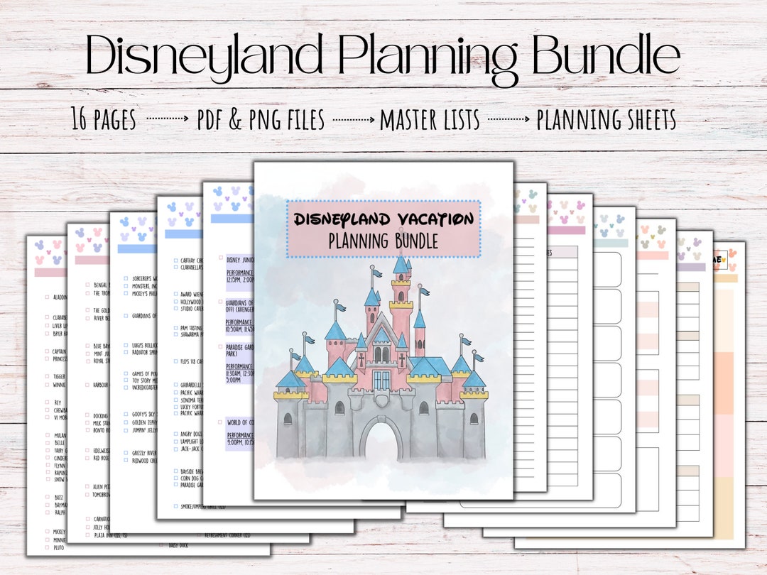 DL Vacation Planning Bundle, Travel Guide, Printable - Etsy