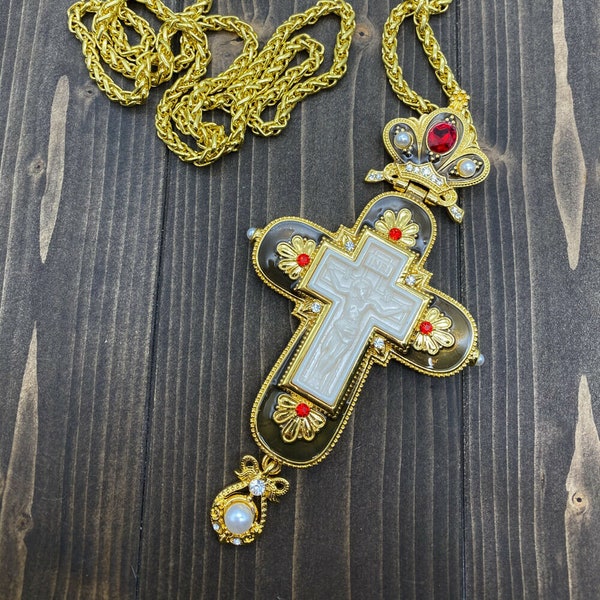 Bishop Cross With Chain - Etsy