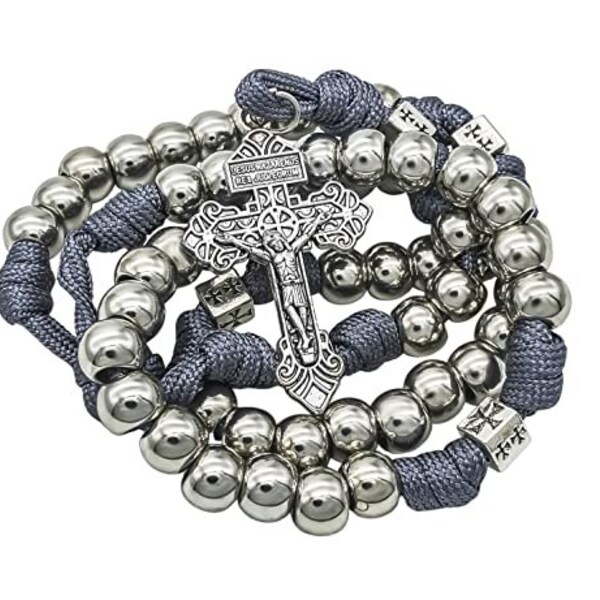 Stainless Steel Rosary - Etsy
