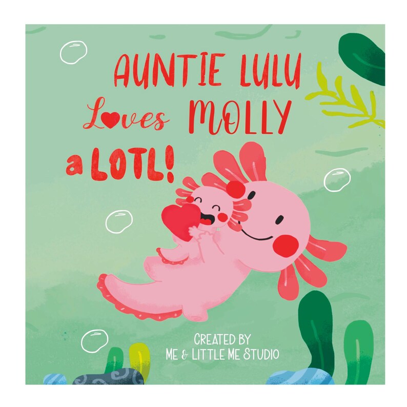 Personalized Baby Book - Custom Axolotl Storybook for Kids - Etsy