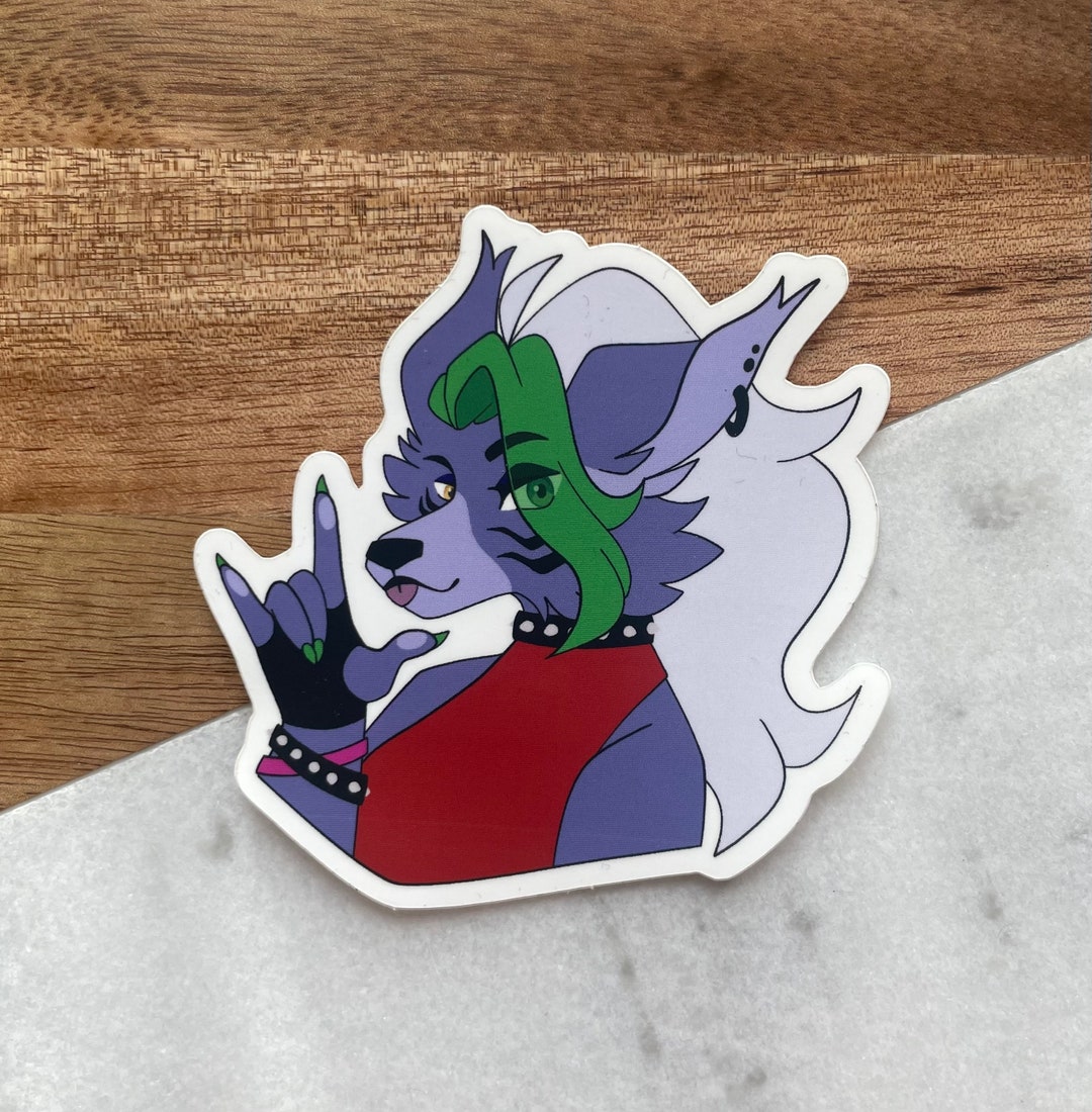 Roxanne Wolf, 3”•3” Matte Sticker - Etsy