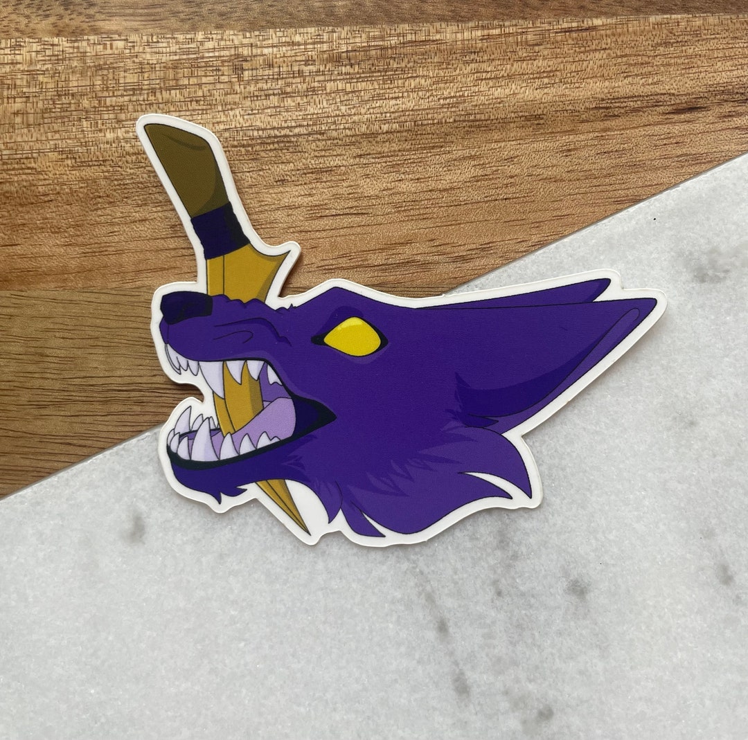 Creepy Critters - Wolf - 3.1”•2.4” Matte Sticker - Etsy