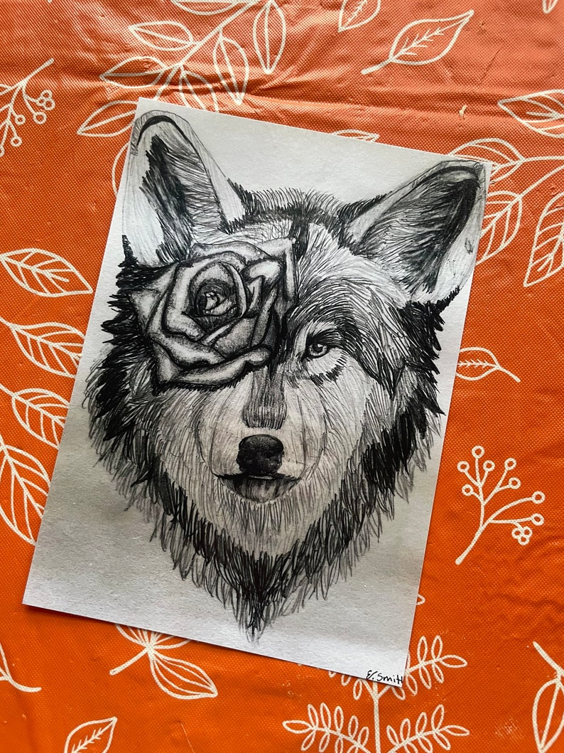 Wolf Art Prints B Grade - 5” • 7” - Etsy