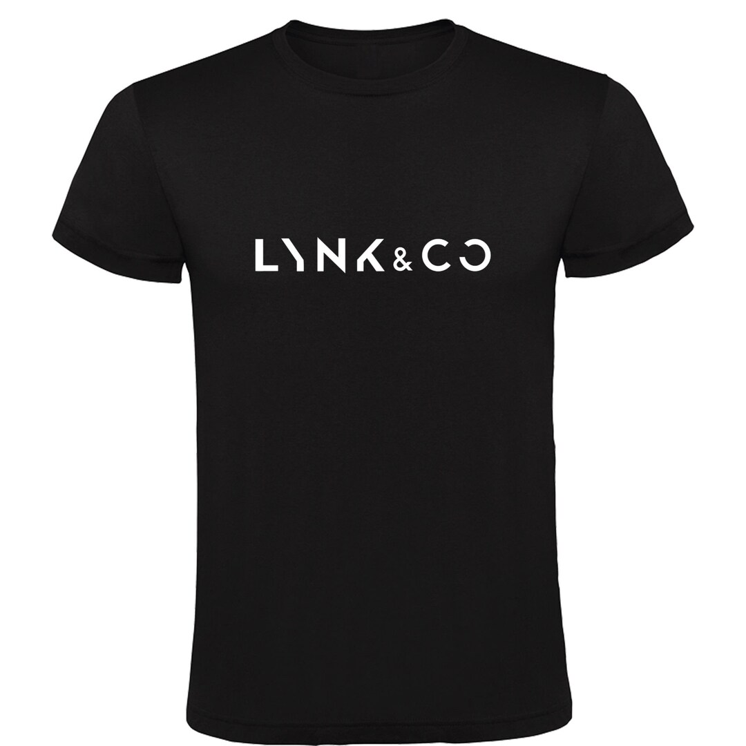 Black T-shirt Lynk & Co Logo Man 100% Cotton Sizes S M L Xl - Etsy