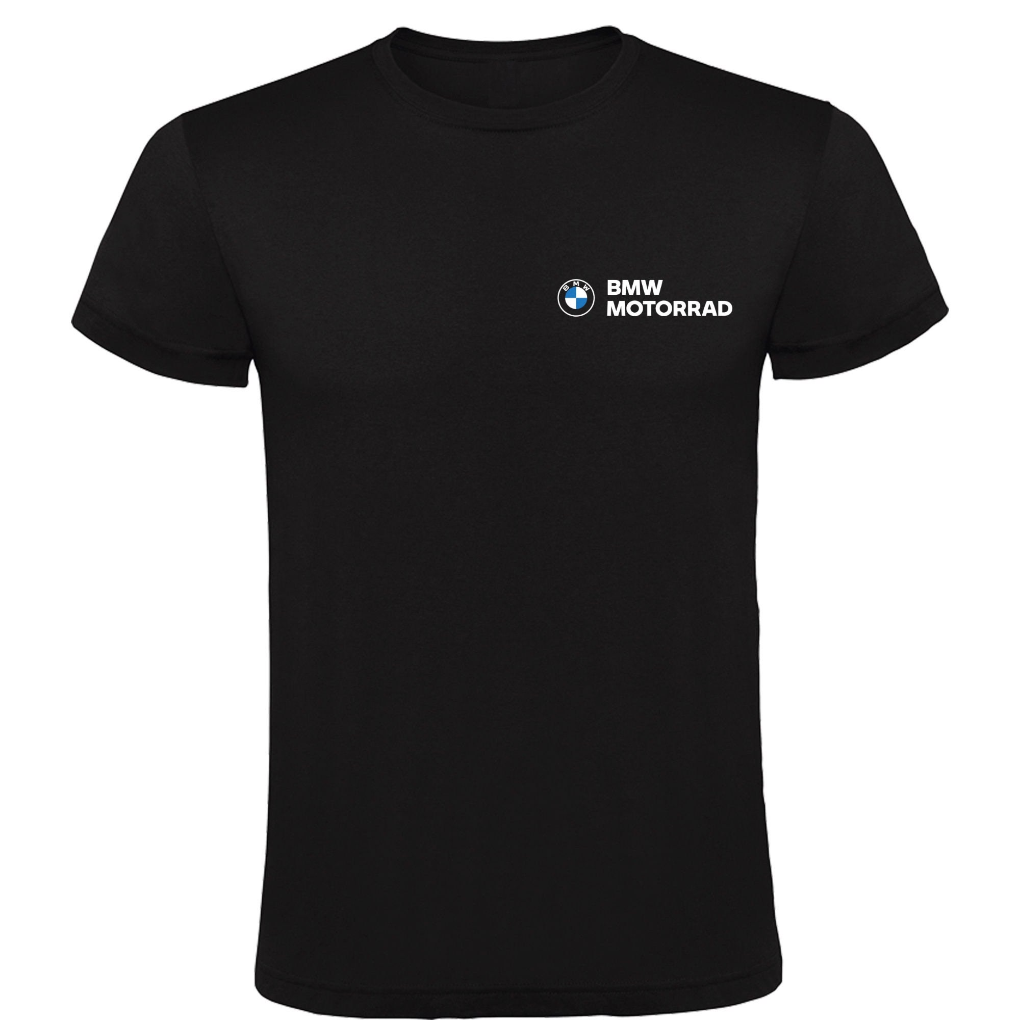 Black T Shirt Bmw Motorrad Logo Man 100 Cotton Sizes S M L Xl Etsy