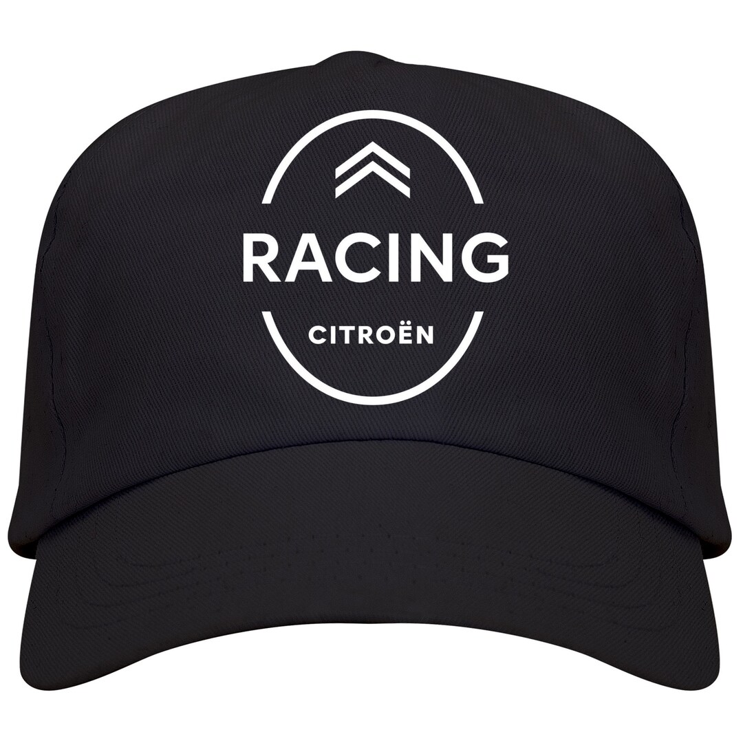 Black Cap With Citroën Racing Logo Men's 100% Cotton 340 - Etsy