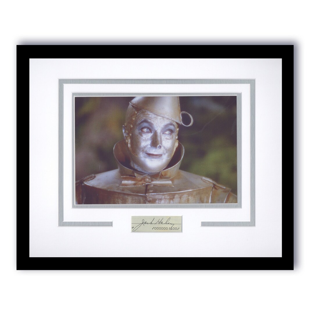 Jack Haley "the Wizard of Oz" AUTOGRAPH Signed 'tin Man' Framed 11x14 ...