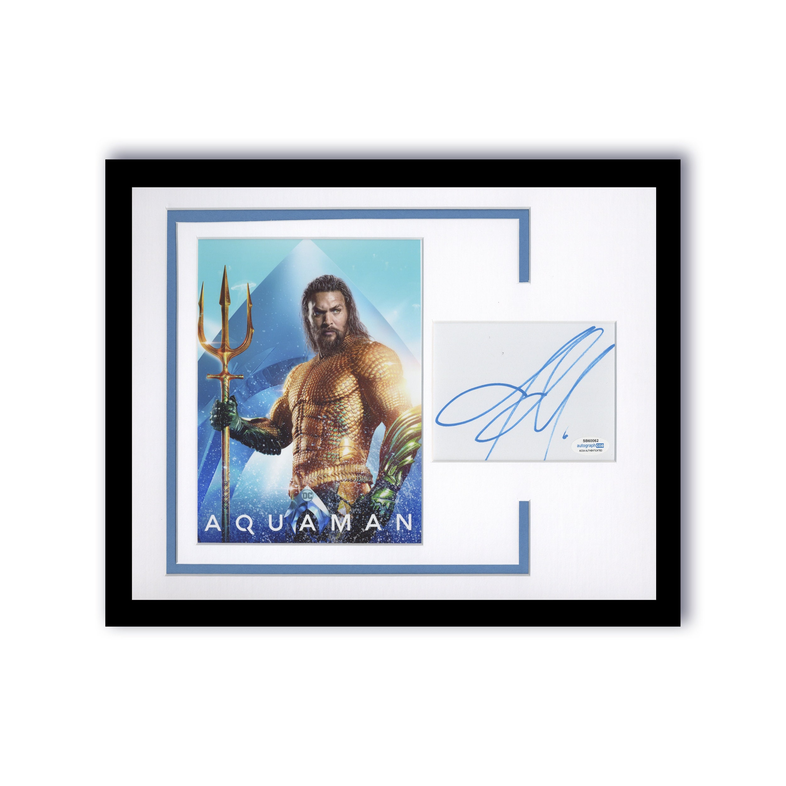 Jason Momoa "aquaman" AUTOGRAPH Signed Custom Framed 11x14 Matted ...