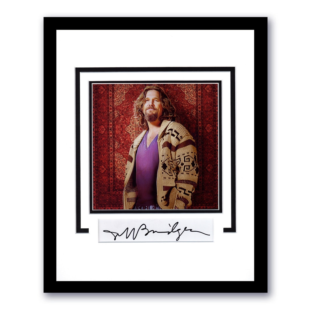 Jeff Bridges the Big Lebowski AUTOGRAPH Signed Photo Framed 11x14 ...