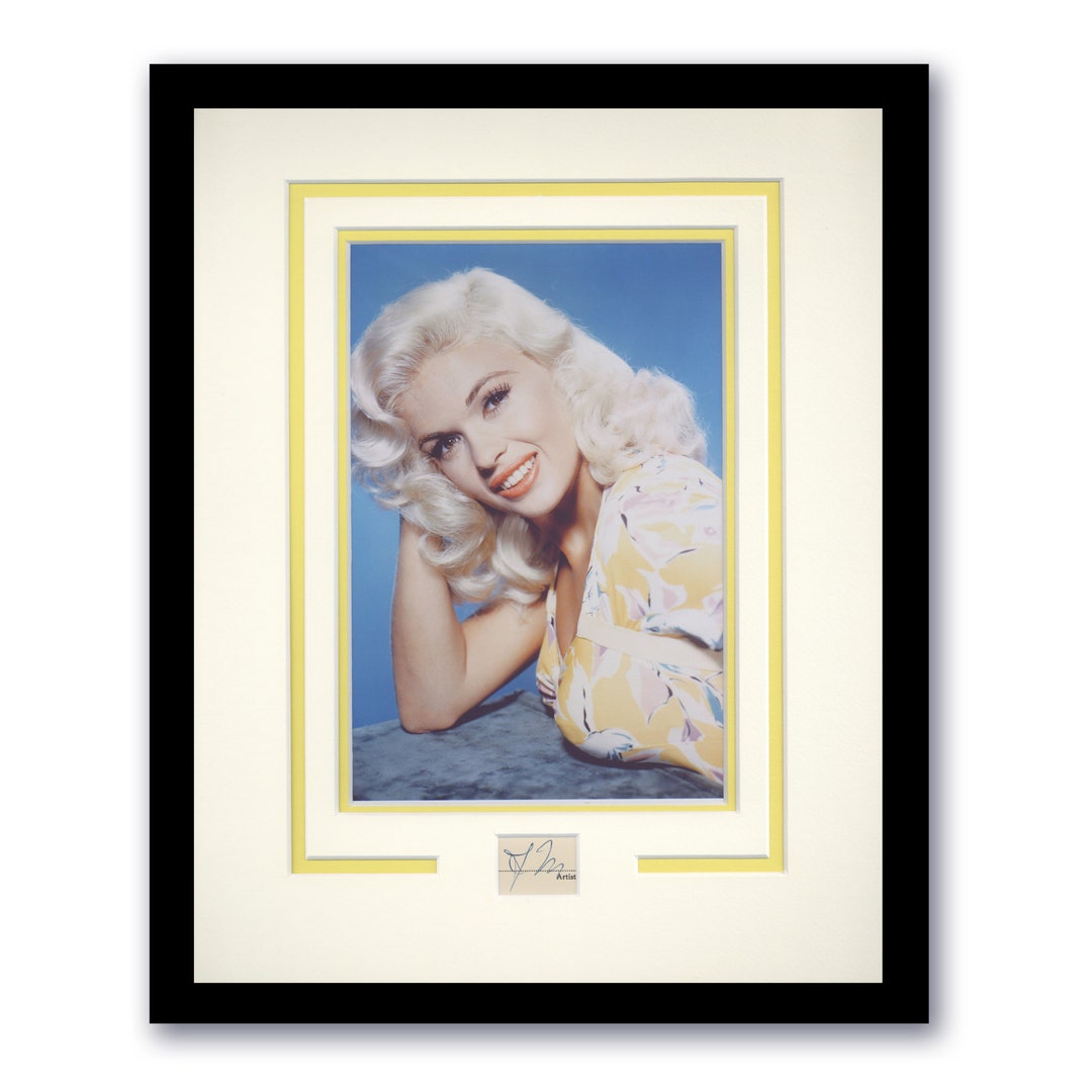 Jayne Mansfield AUTOGRAPH Signed Initials Photo Framed 11x14 Custom ...