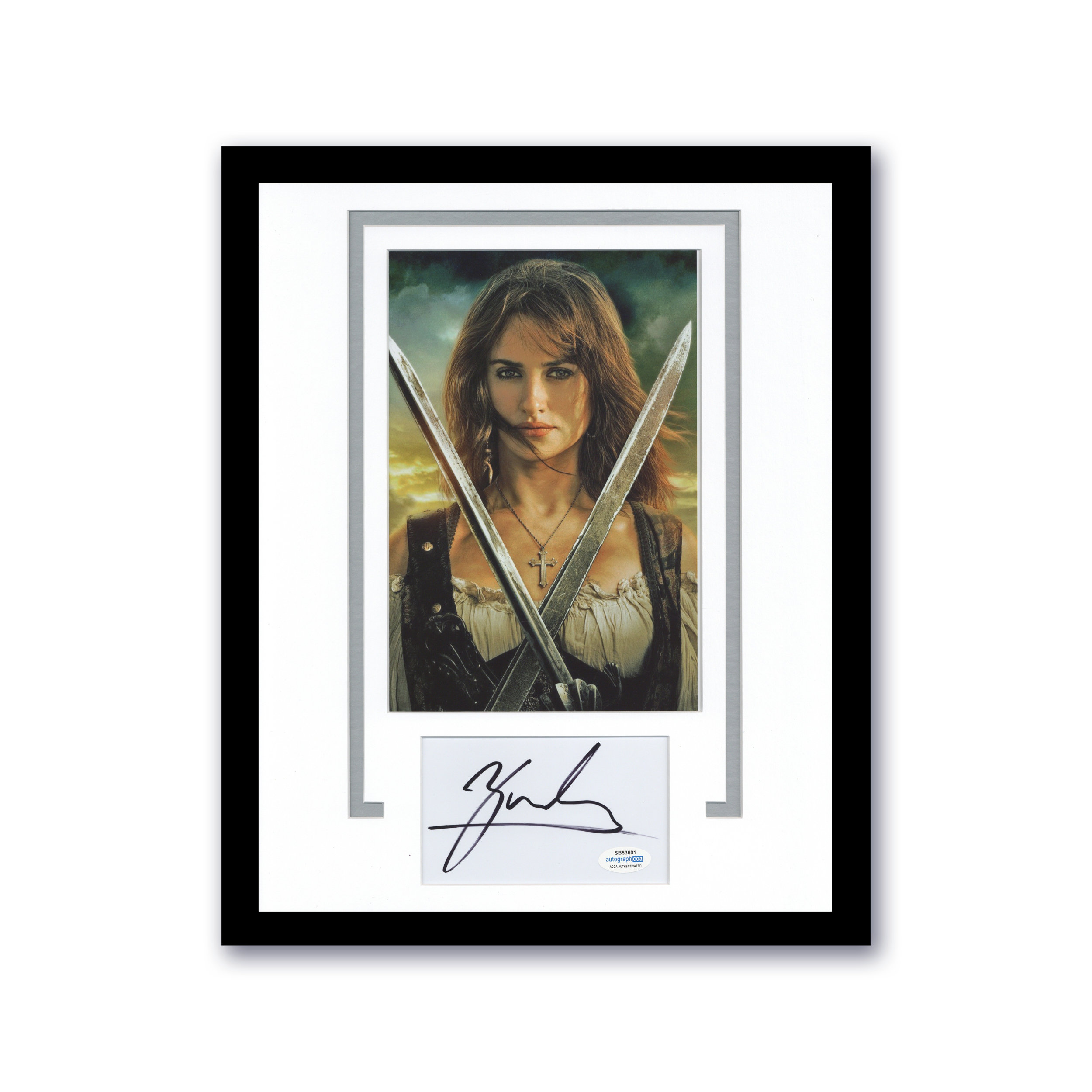 Penelope Cruz pirates of the Caribbean AUTOGRAPH Signed Framed 11x14 ...