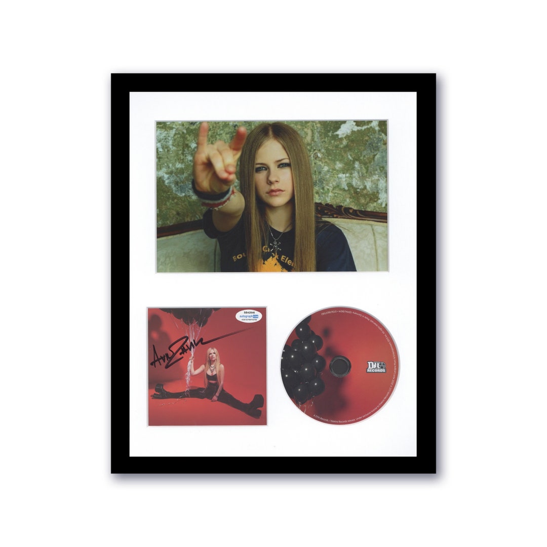 Avril Lavigne "love Sux" AUTOGRAPH Signed Custom Framed 11x14 CD ...