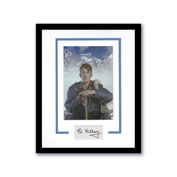 Sir Edmund Hillary mount Everest AUTOGRAPH Signed - Etsy