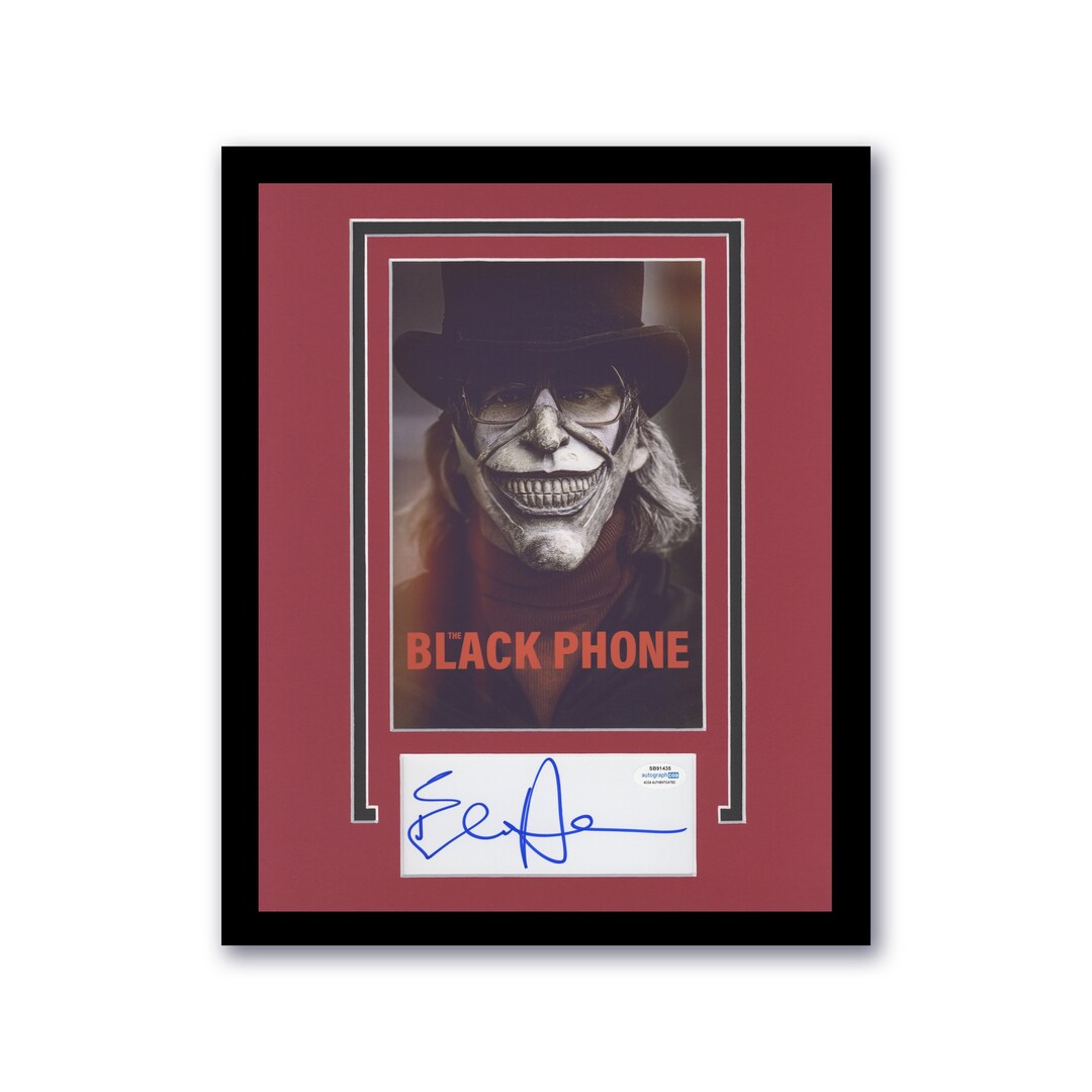 Ethan Hawke "the Black Phone" AUTOGRAPH Signed Custom Framed 11x14 ...